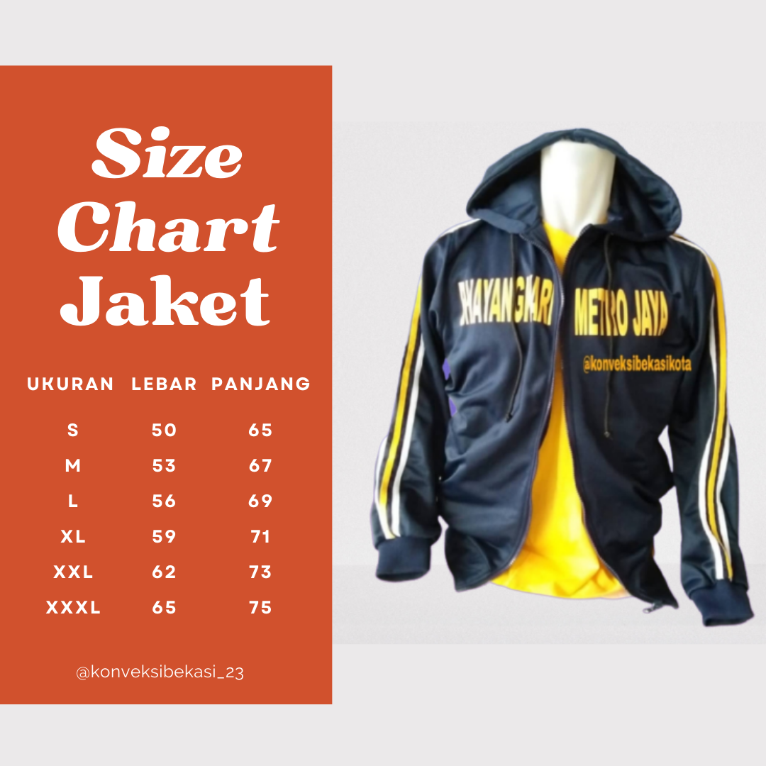 Ukuran Pakaian - Jasa Konveksi Terdekat